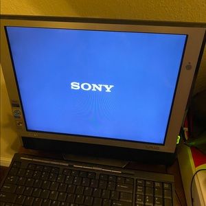 Sony | Office | Sony Computer With Wireless Keypad Mouse | Poshmark